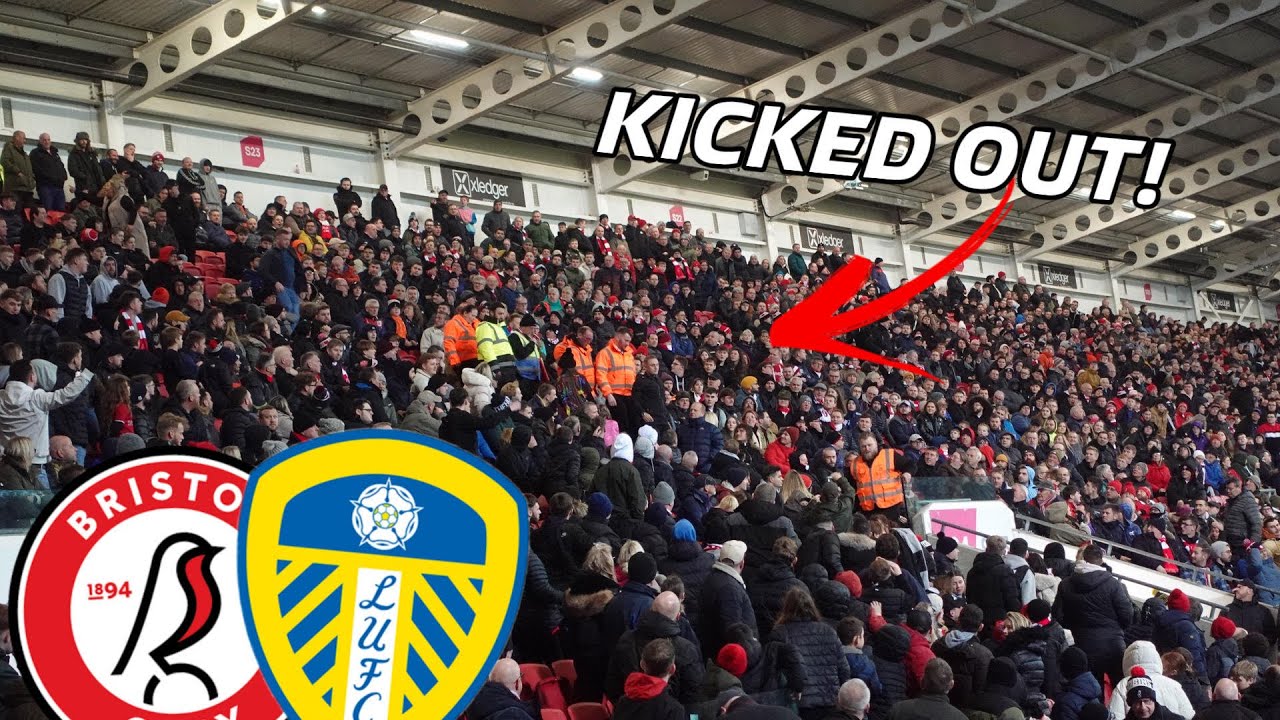 FANS KICKED OUT and INSANE LIMBS in SOLD OUT AWAY END at Bristol City 0 ...