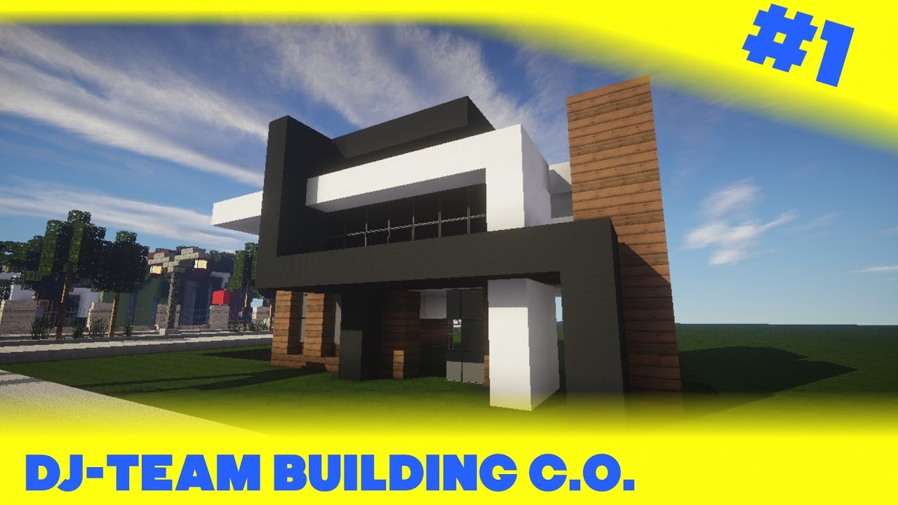 [D&J]Minecraft- Zbudujmy nowoczesny dom #1! Cz.1 - YouTube