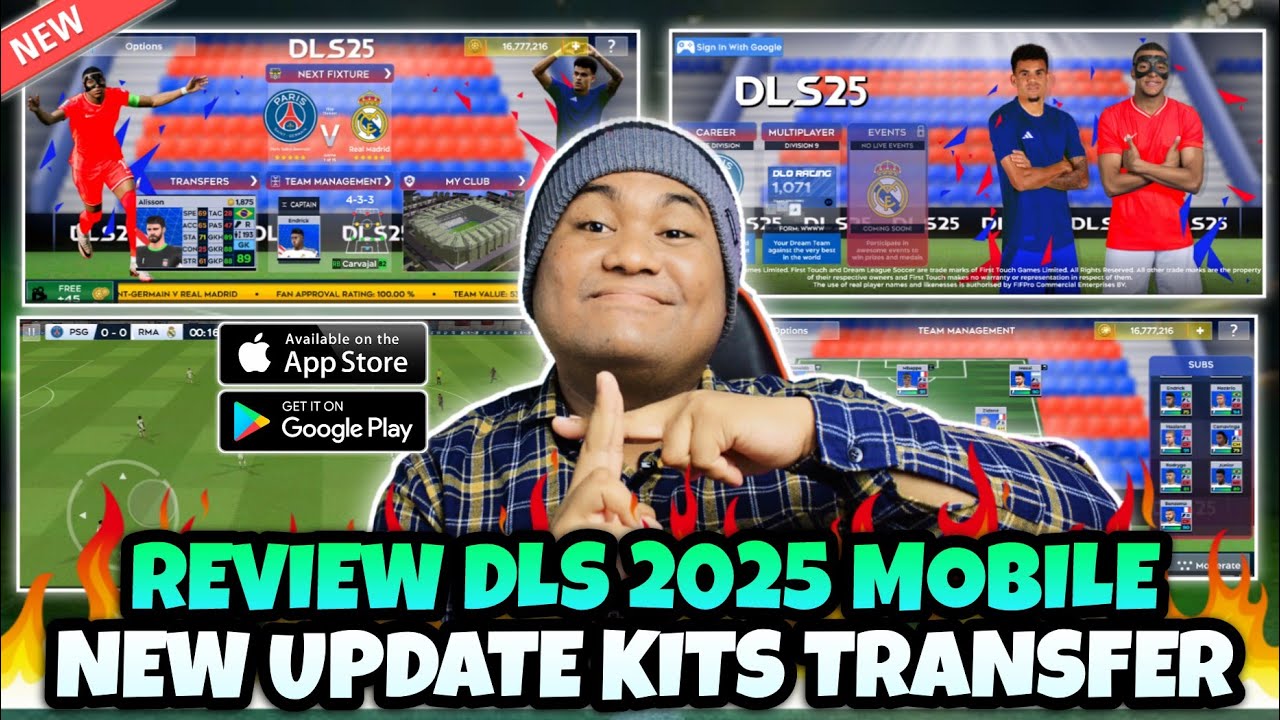 RILIS ! DLS 2025 New Update Kits & Transfer 2024/25 Graphics HD Dream ...