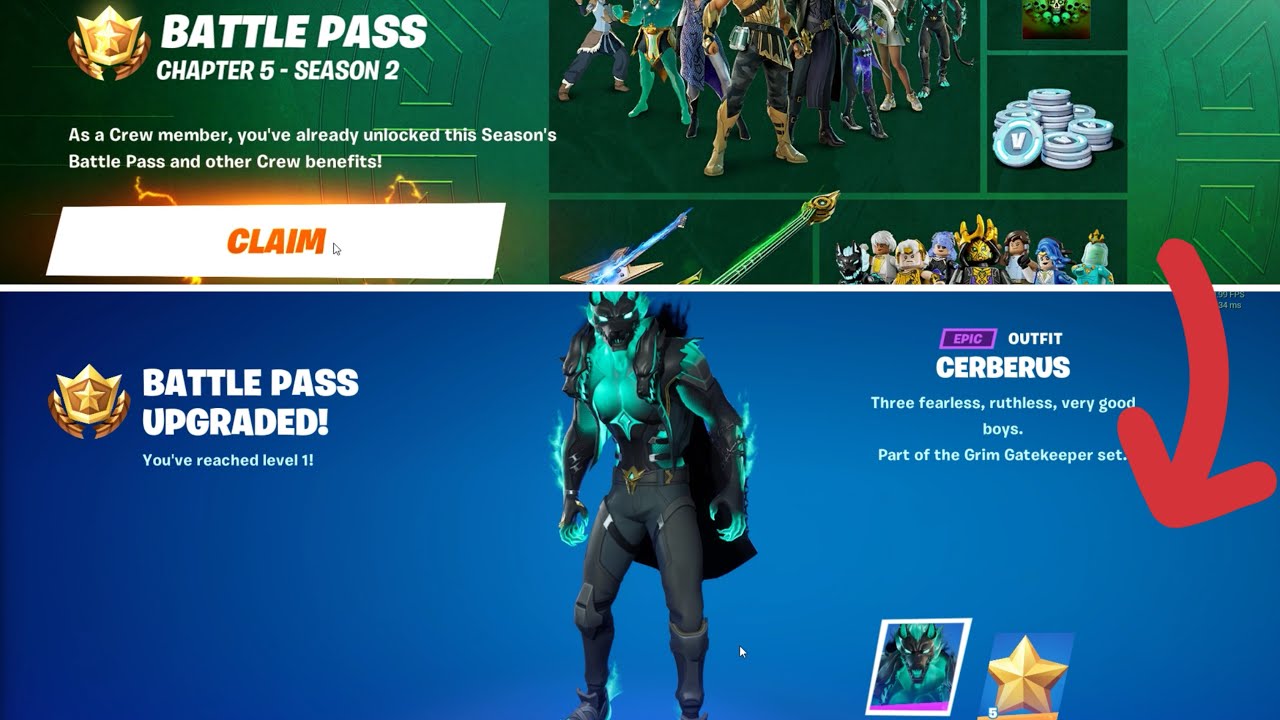 Getting the Chapter 5 - Season 2 Battle Pass with Fortnite Crew - YouTube