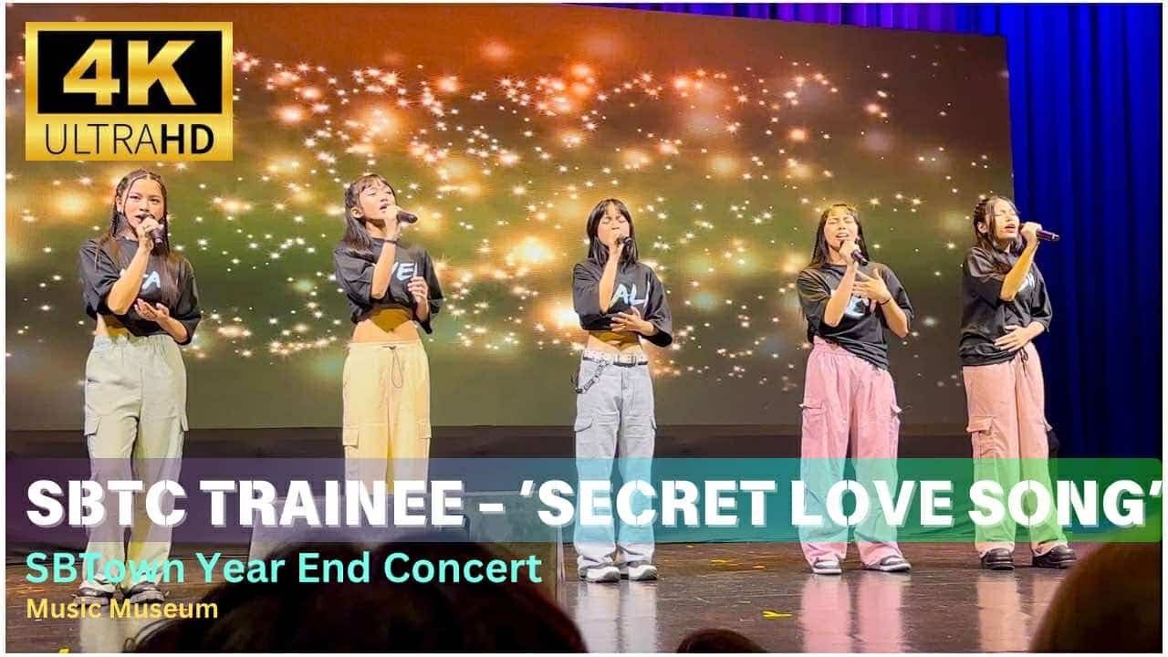 [FANCAM] SBTC Trainee Girls - 'Secret Love Song' cover at SBTown Year ...
