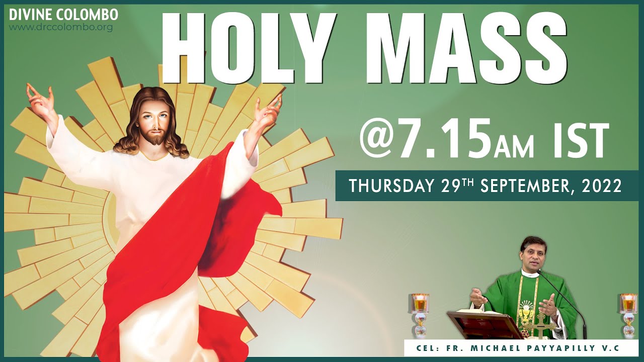 (LIVE) Thursday Holy Mass | 29 September 2022 | Fr. Michael Payyapilly ...
