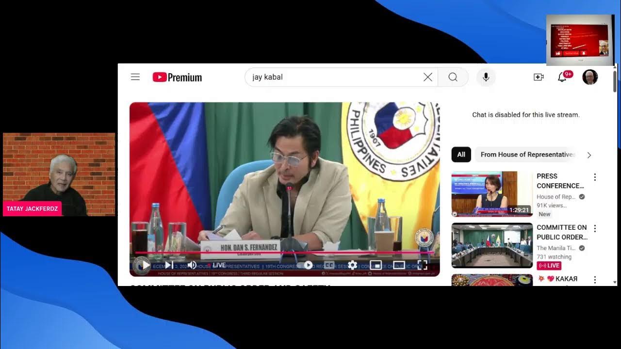 HOUSE PRESSCON LIVE ...VP SARA IMPEACHMENT. - YouTube