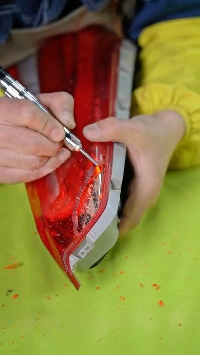 Broken Taillight Restoration! - YouTube
