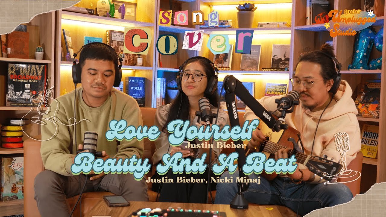 Love Yourself & Beauty And A Beat Cover | AMCOR Unplugged Studio - YouTube