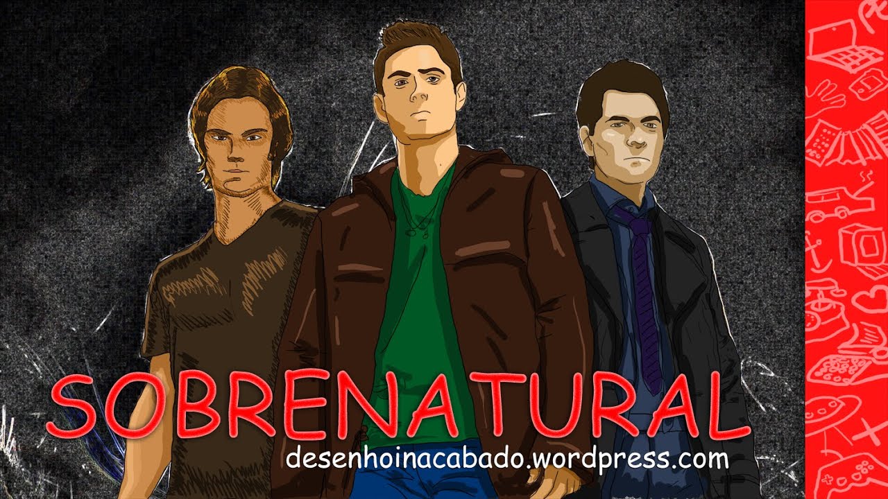 Como desenhar SOBRENATURAL - How to draw supernatural - YouTube