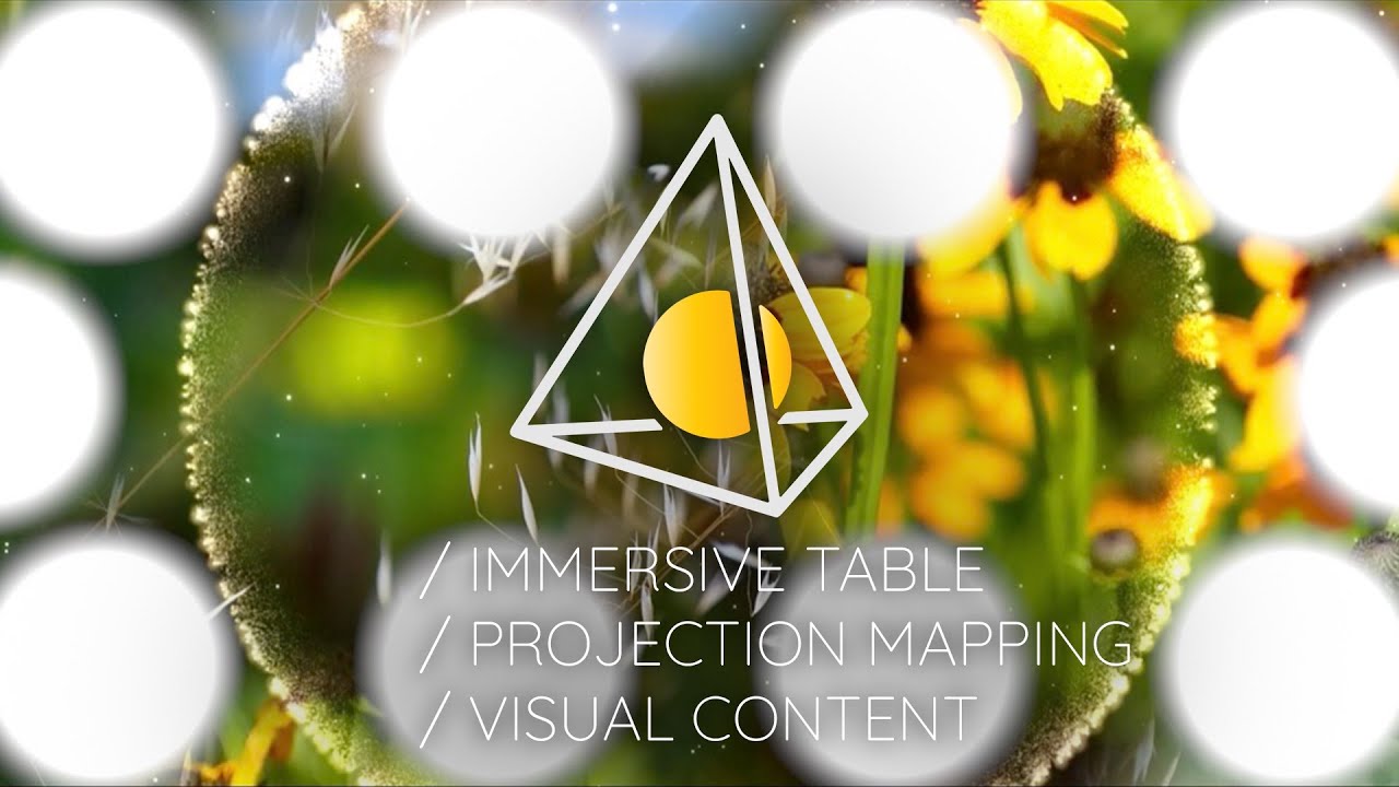 Immersive Table Projection Mapping ∆ 3D Projection Mapping Live Event ∆ ...