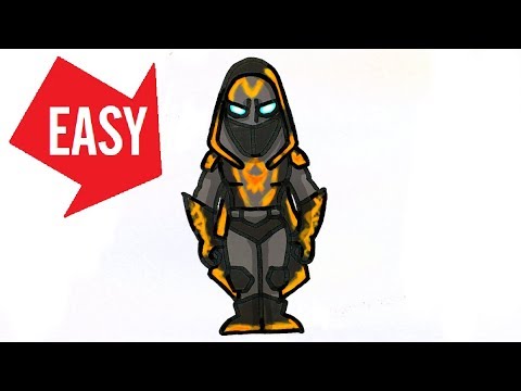 How to draw Fortnite skins【MOLTEN OMEN】Easy & Cute drawing｜Jolly Art ...