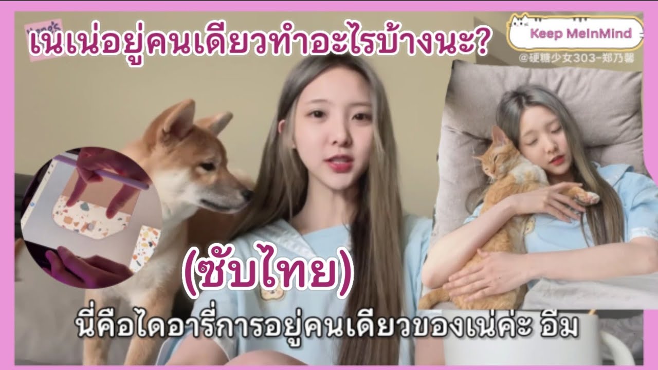 |Thaisub| ไดอารี่ของเนเน่ Nene ตอนอยู่คนเดียวทำอะไรบ้างนะ?? | Nene's TV ...