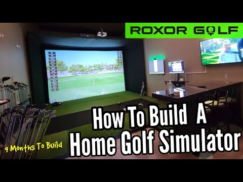 Build A Home Golf Simulator FROM BEGINNING TO END! - Most In-depth ...
