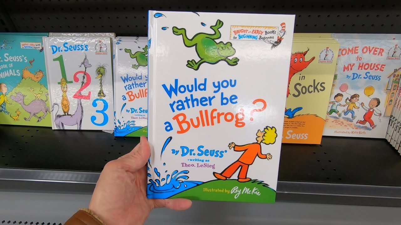 WOULD YOU RATHER BE A BULLFROG? BRIGHT & EARLY BOOKS DR. SEUSS BOOK ...