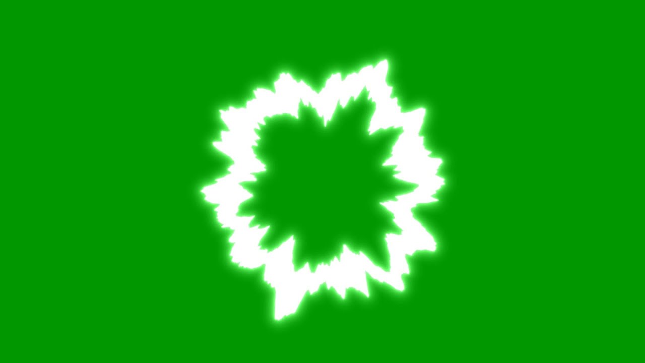 Anime Shock Wave Green Screen - YouTube