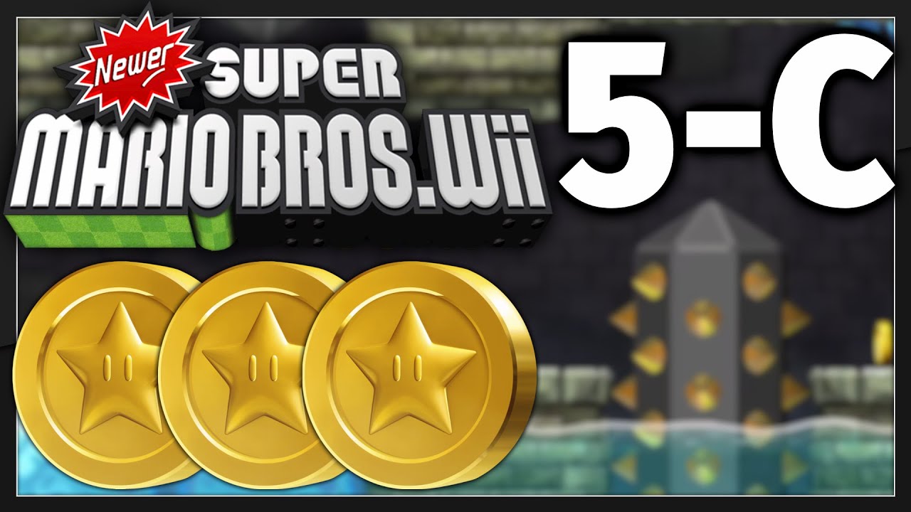 Newer Super Mario Bros. Wii 5-Castle ALL STAR COINS - YouTube