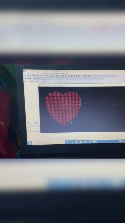 Heart ️ Shape Using C Language Clanguage Coding Heart Love Youtube