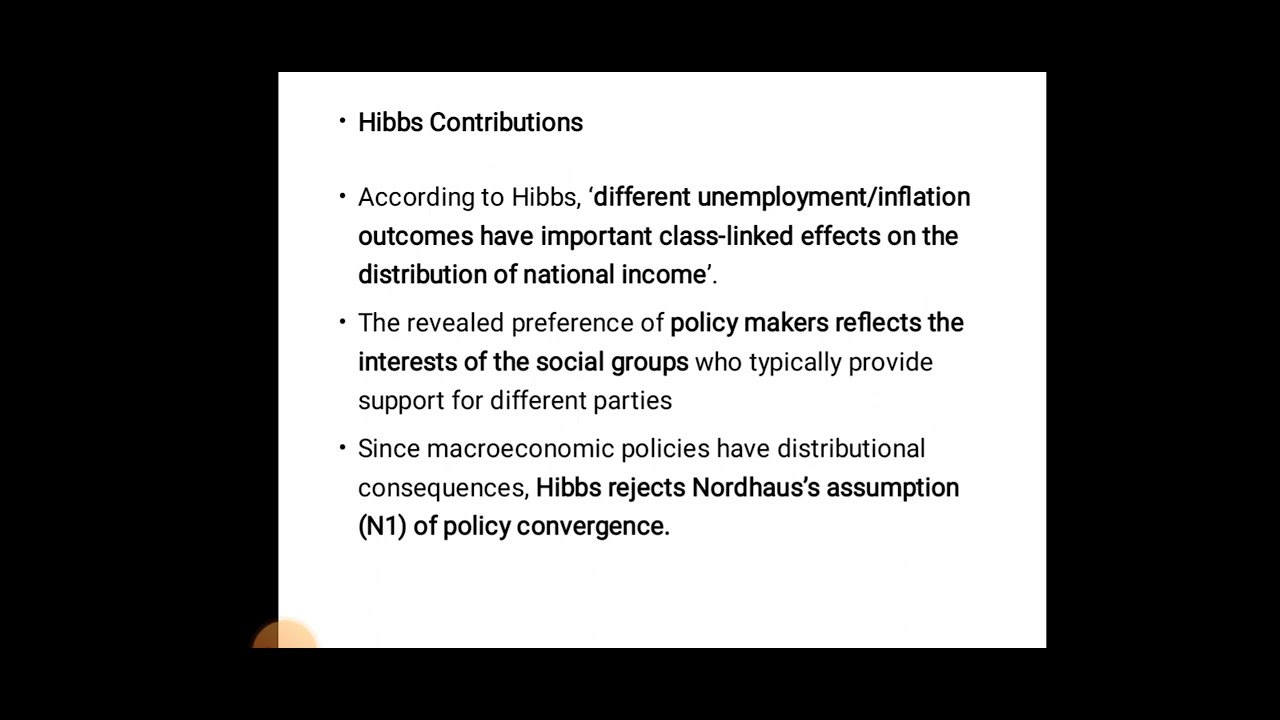 Alternative approaches to the 'Political Business Cycle ' :Part -2 (The ...