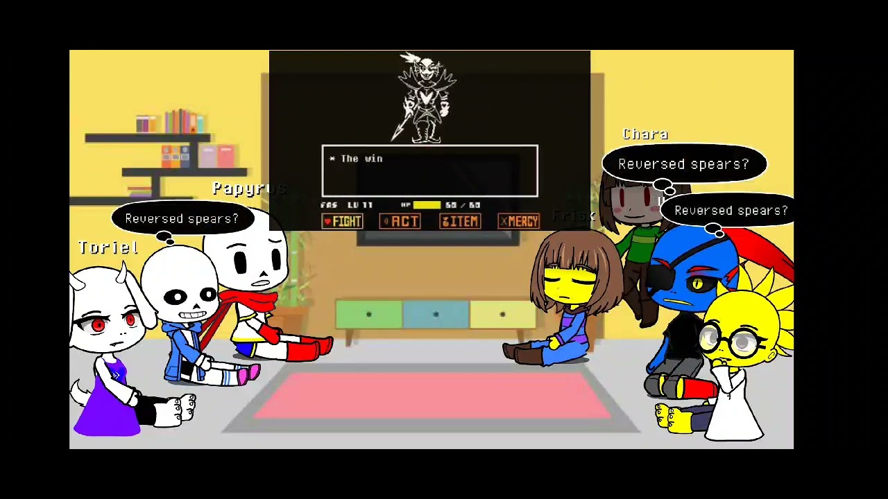 Undertale React to (17) [Undyne the undying + Error!Sans] *MY VERSION ...