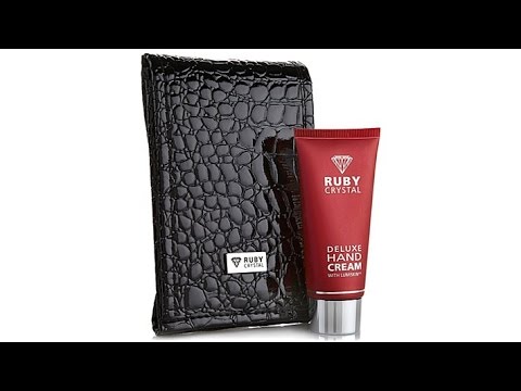 Ruby Crystal Nail Care Kit with Hydrating Hand Cream - YouTube