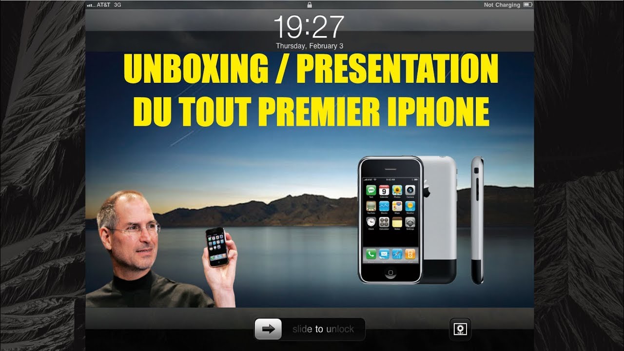PRESENTATION DU PREMIER IPHONE - YouTube
