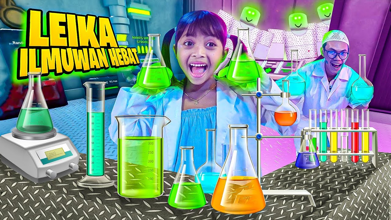 LEIKA JADI ILMUAN SAINS HEBAT SEDUNIA 😱😨🥰🤩ROBIO EXPERIMENT [ROBLOX ...