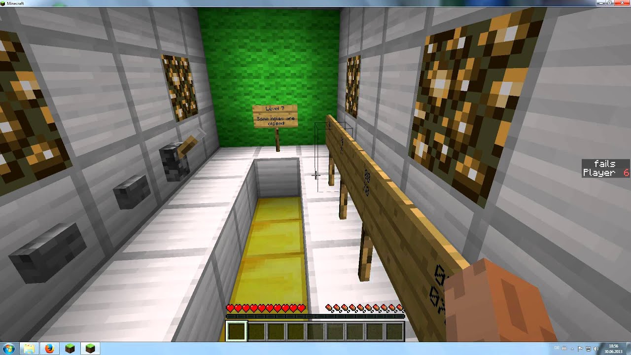 Minecraft Adventure map: The Dropper - YouTube