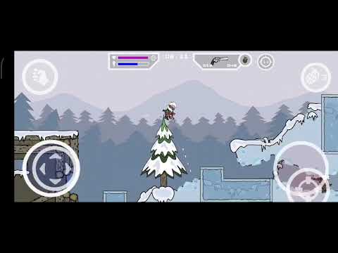 Playing mini militia snow blind in winter 🥶|playing as low id player ...