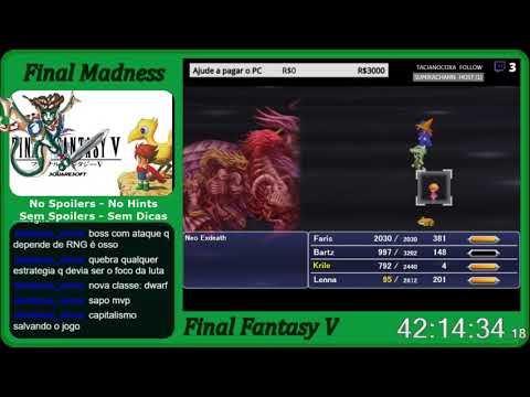 Final Fantasy V Final Boss - Neo Exdeath!!! - YouTube