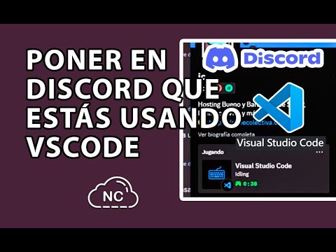CÓMO MOSTRAR EN DISCORD QUE ESTÁS USANDO VISUAL STUDIO CODE - YouTube