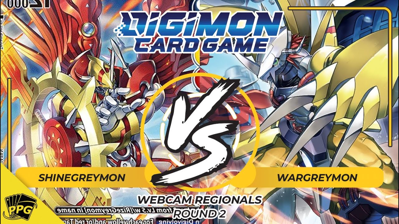 Round 2 Digimon Card Game Webcam Regionals - YouTube