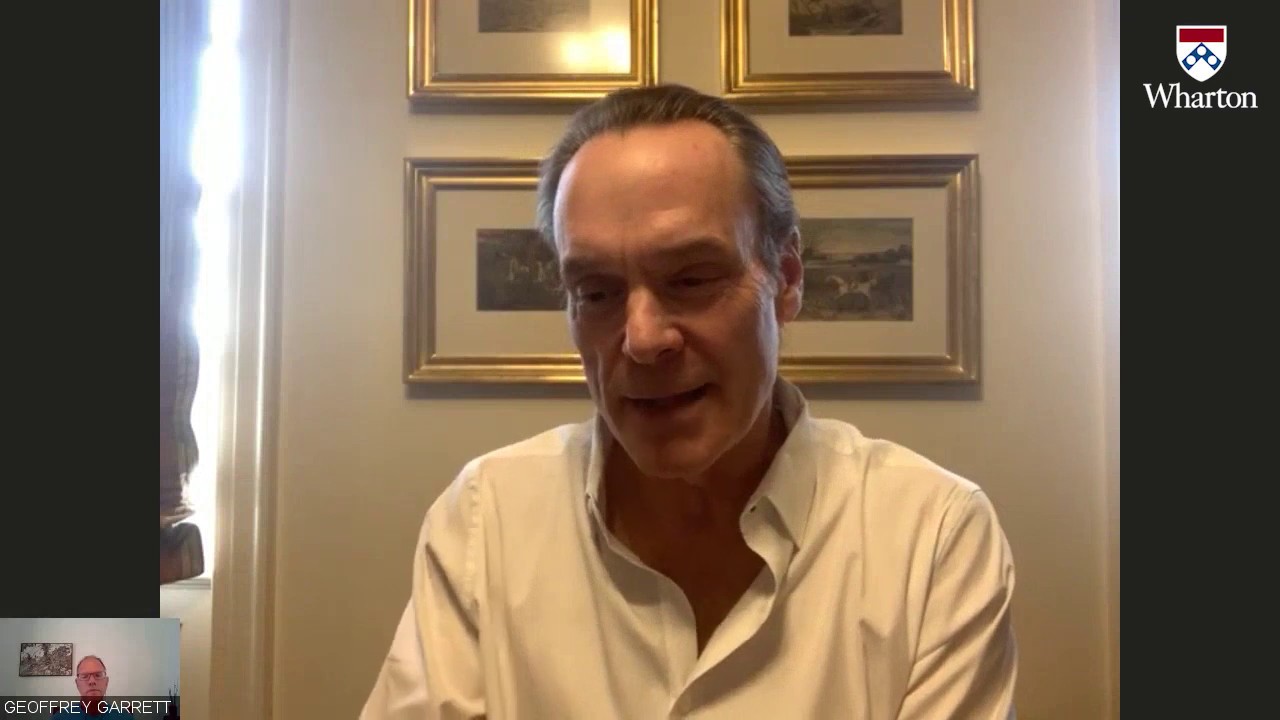 Wharton's Coronavirus Course: Jim Cowles (WG'79) & Dean Geoff Garrett ...