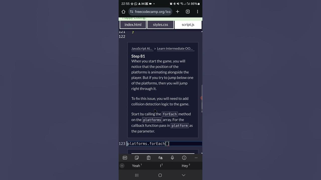 Turning Up Day 213 learning object oriented programming by building a platformer Game step 81 ...