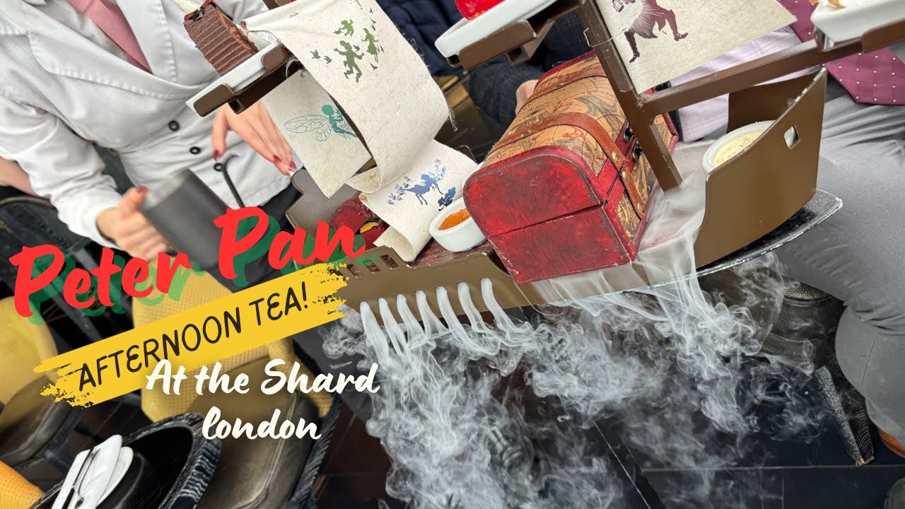 Peter Pan Tea at The Shard London! - YouTube