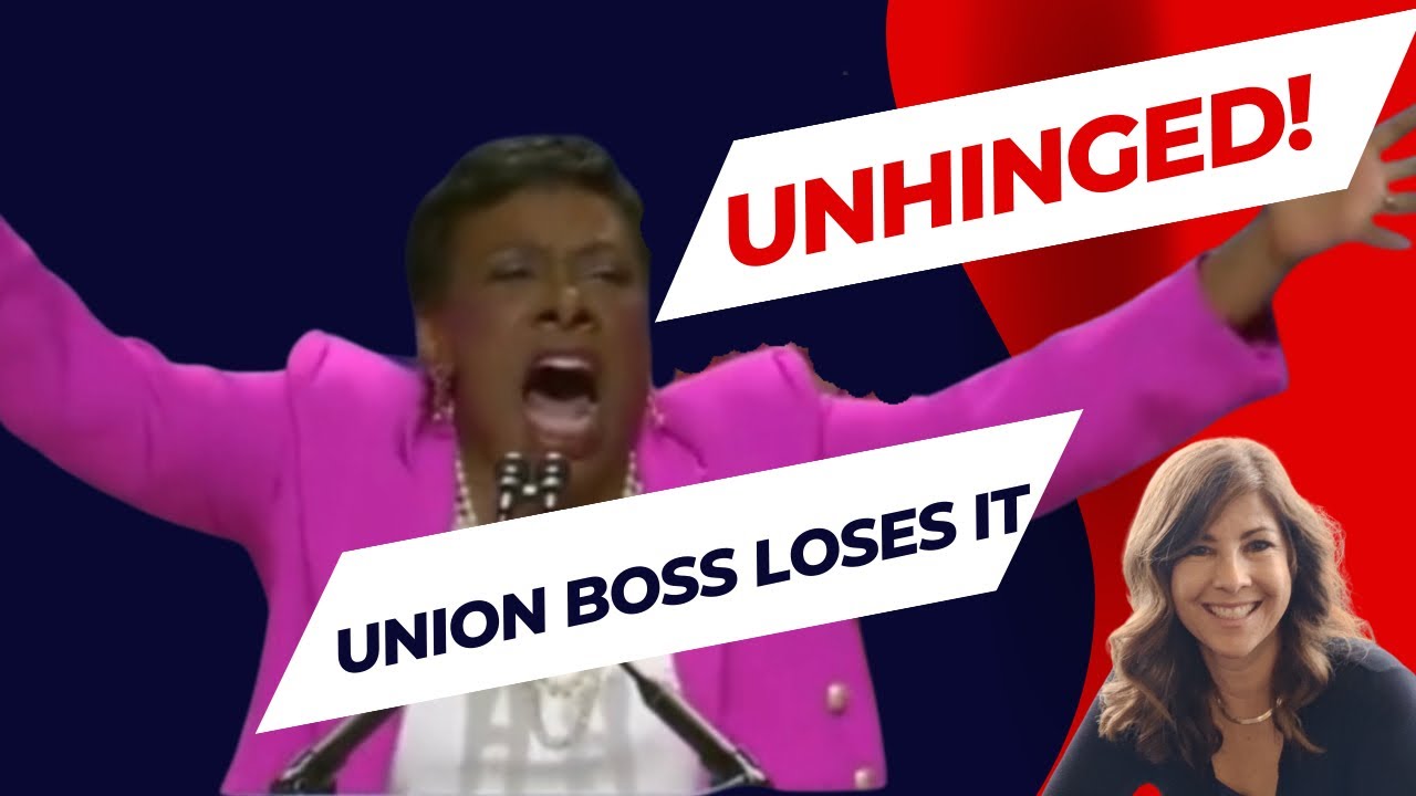 Teacher’s Union Boss Loses it On Stage! - YouTube