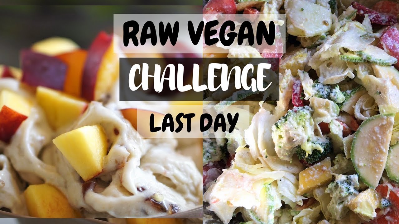 RAW VEGAN CHALLENGE LAST DAY//RETO CRUDI-VEGANO ULTIMO DIA - YouTube