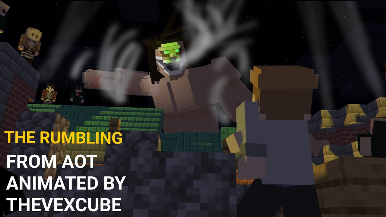 AOT THE RUMBLING ANIMATED BY THEVEXCUBE - YouTube
