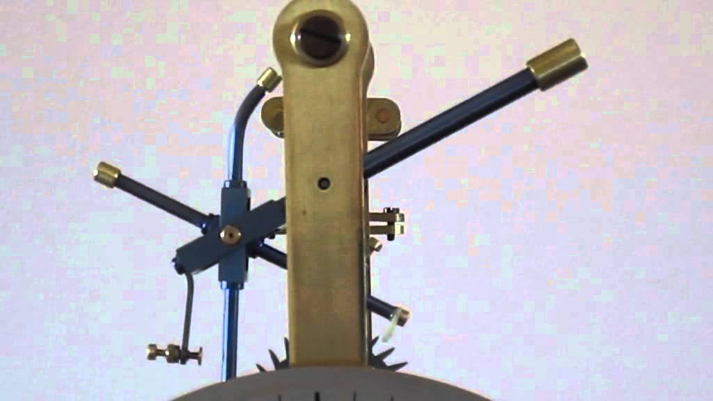 Remontoir Skeleton clock with grasshopper escapement - YouTube