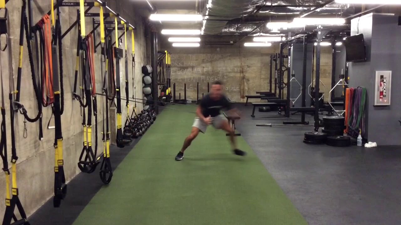 Banded Dynamic Lateral Power Step - YouTube