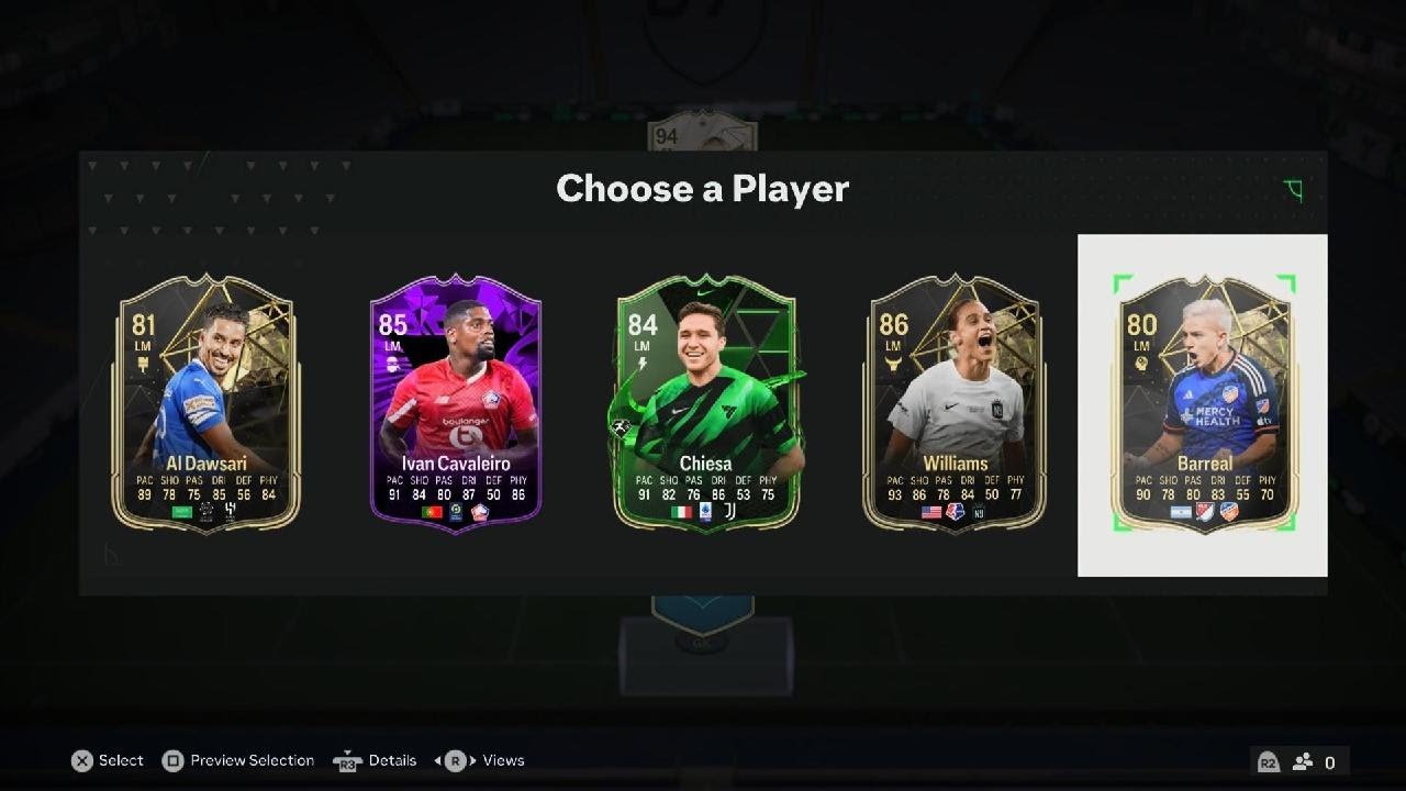 FC 24 Draft selection - YouTube