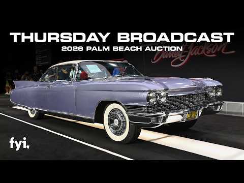FYI Thursday Broadcast Replay // Barrett-Jackson 2026 Palm Beach Auction // Thursday, April 16