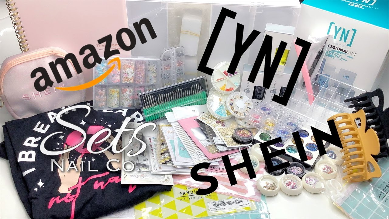 SheIn Nail Haul | Amazon Nail Haul | YN Nail haul | Sets Nail Co PR ...
