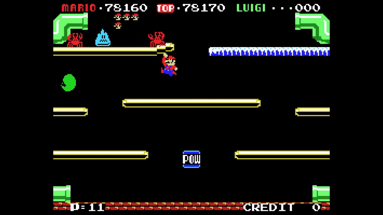 Mario Bros. (2009 Collectorvision, Nintendo) Colecovision - YouTube