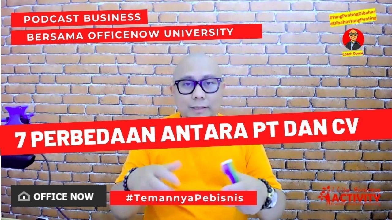 7 Perbedaan PT dan CV - YouTube