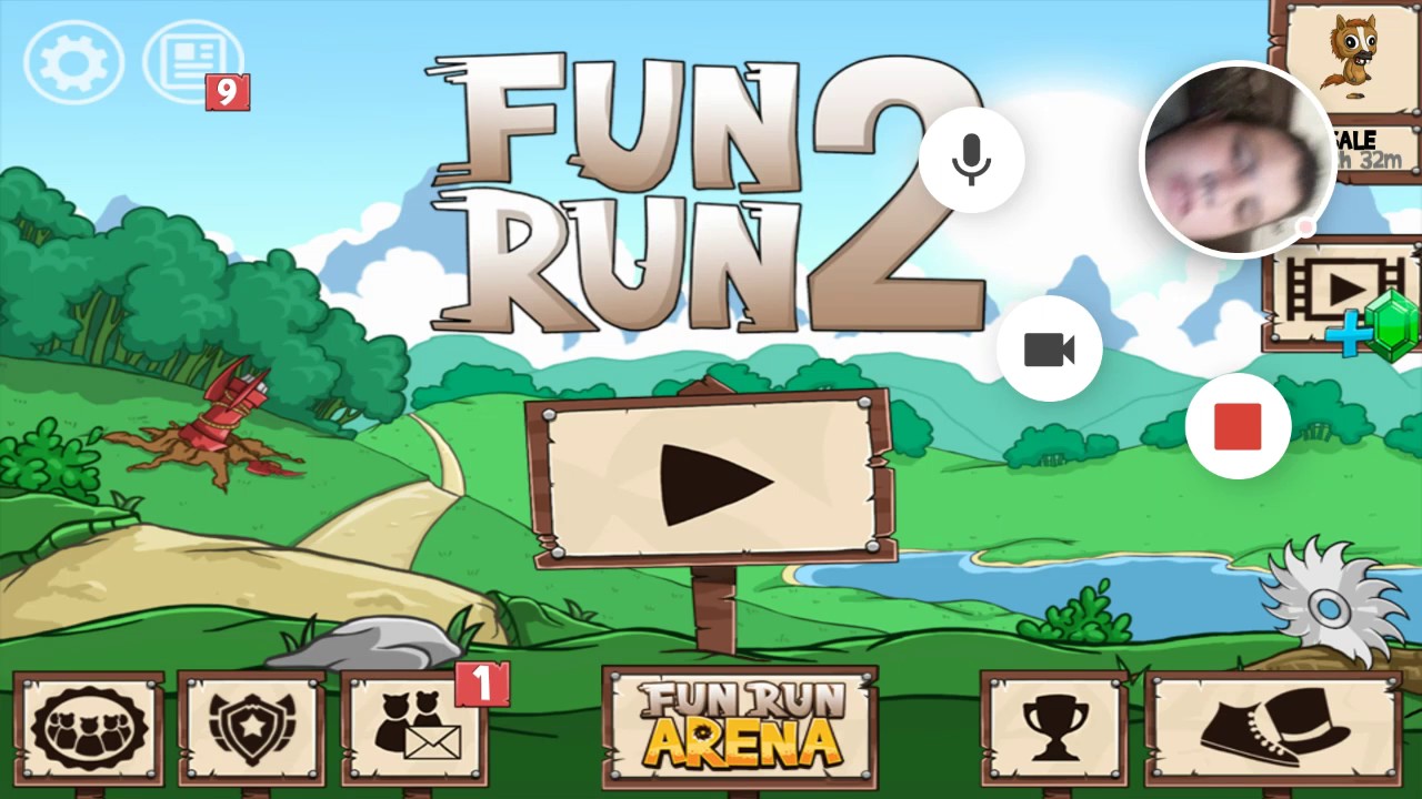 First time playing fun run - YouTube