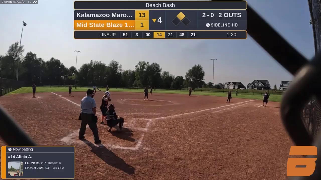 Mid State Blaze 18U (2024.07.12) - YouTube