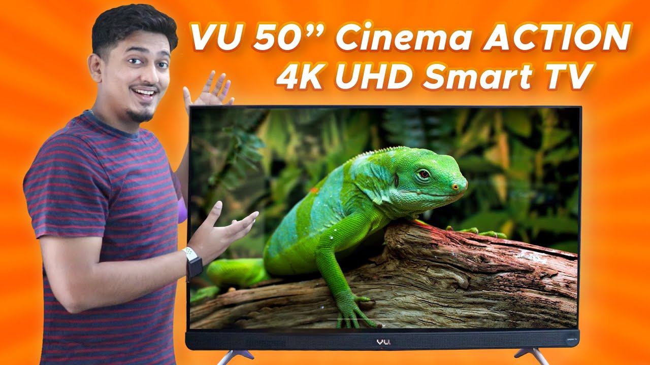 Best TV on Diwali🏮🪔| VU 50 inch 4K UHD CINEMA ACTION Android Smart TV ...