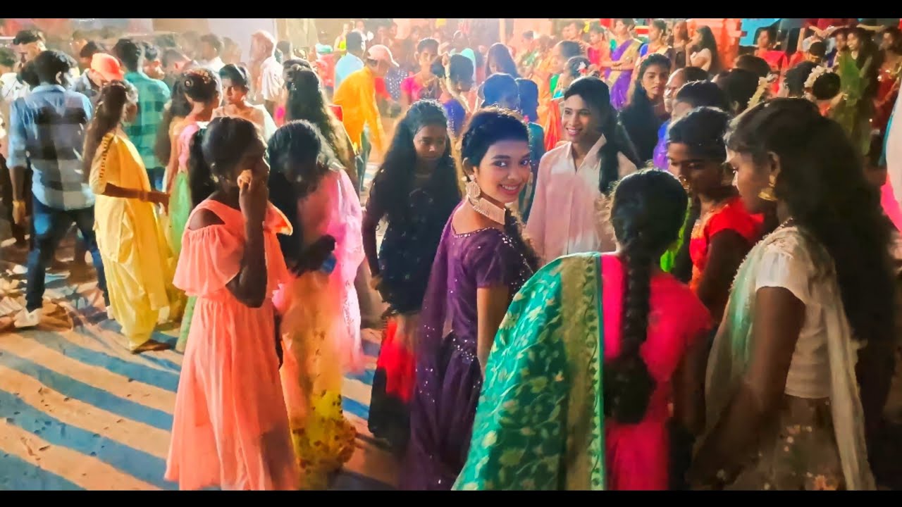 pooja bhandari dancing on bandhan music at borande village part - 2 ...