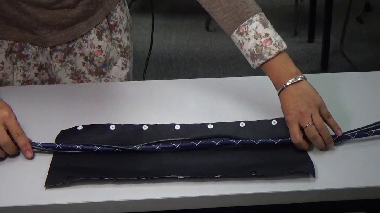 Cable management- PVC button wrap - YouTube