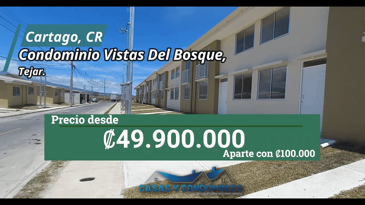 Condominio Vistas Del Bosque, Tejar, Cartago - YouTube