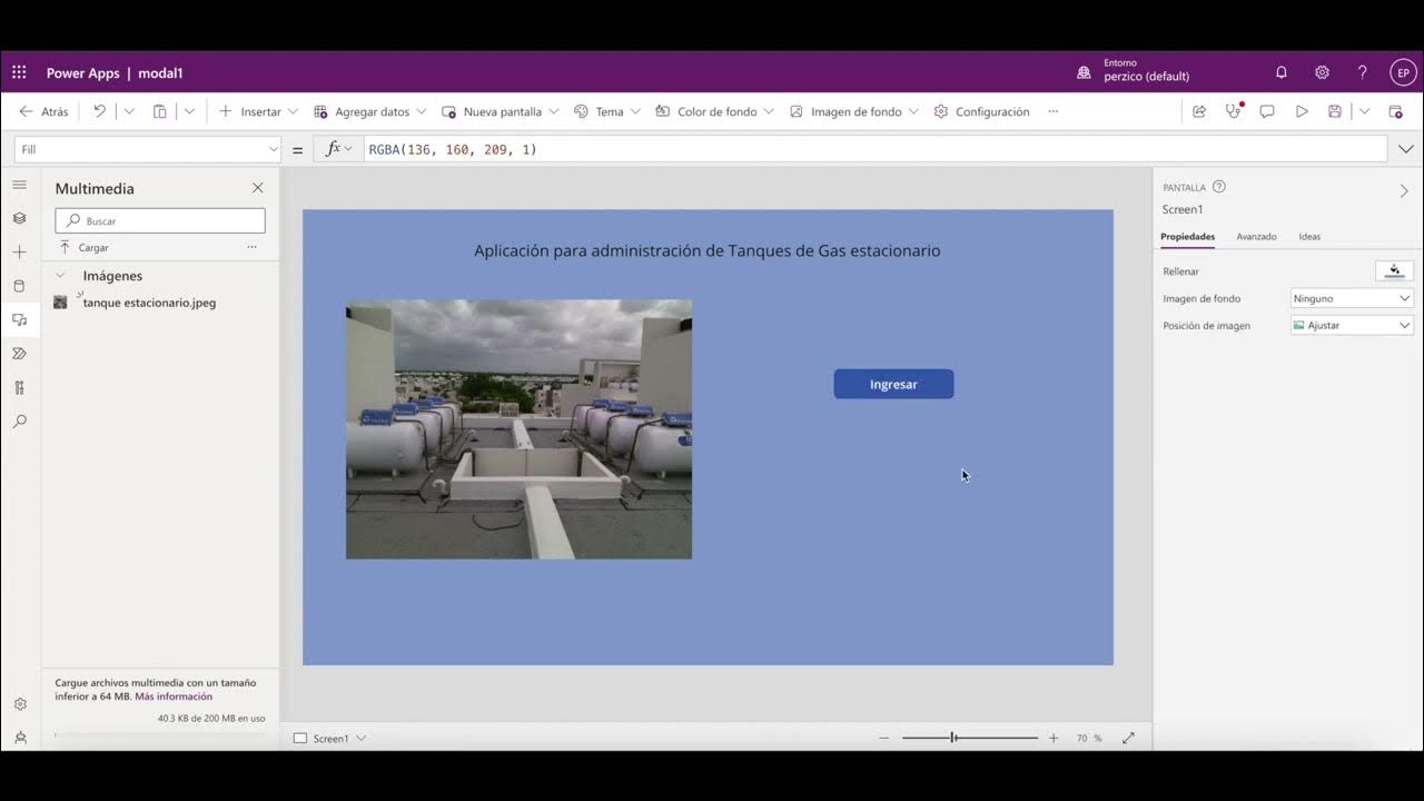 Insertar Imagen y función Navigate en powerapps - YouTube