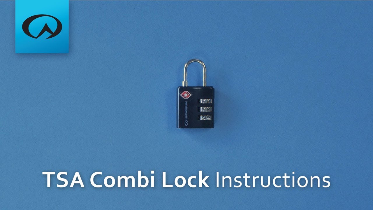 TSA Combi Lock Instructions - YouTube