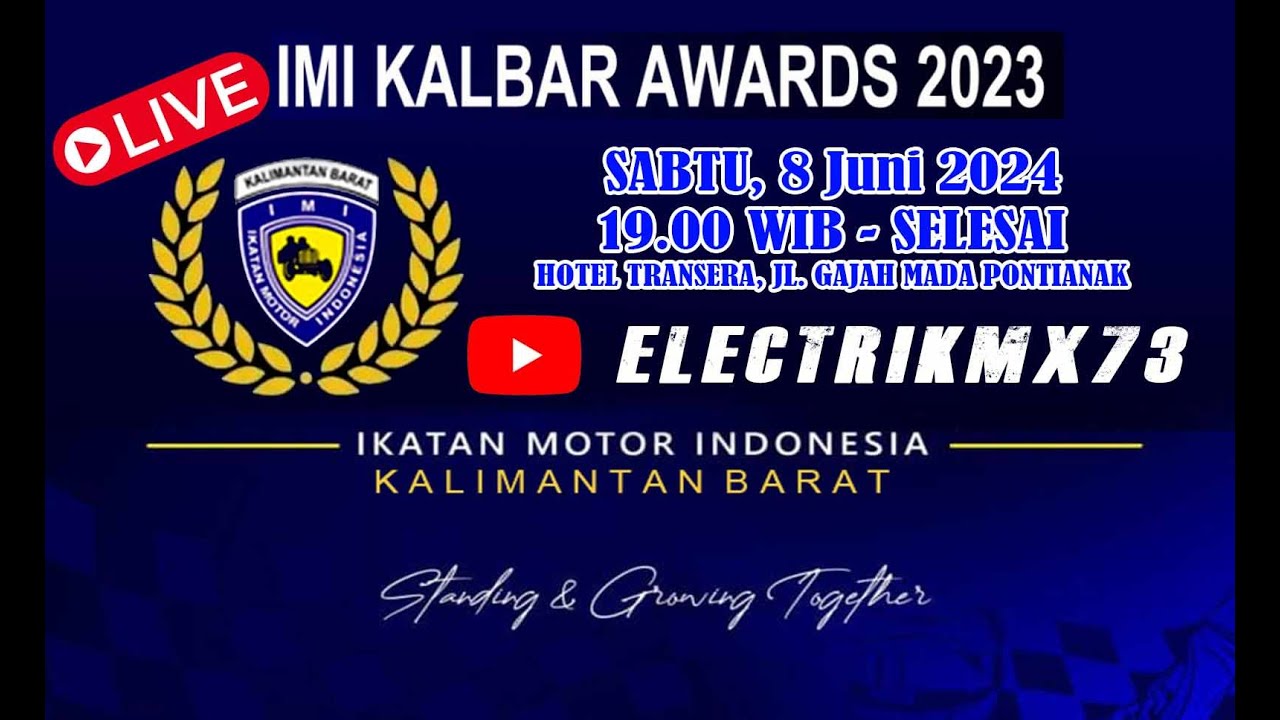 IMI KALBAR AWARD 2023 - YouTube